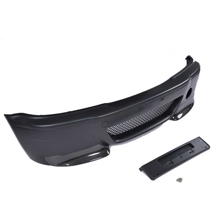 E46 M3 CSL Front Bumper with Carbon Splitters for BMW