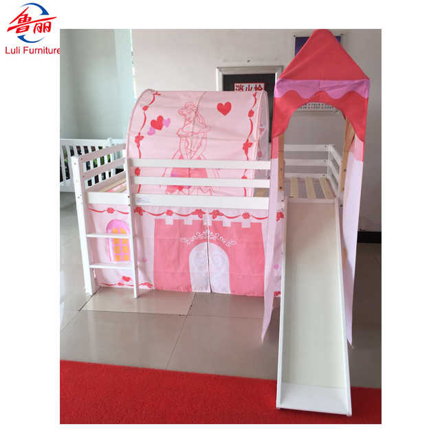 Princess Bunk Bed with Slide - Stylish & Fun Home Furniture