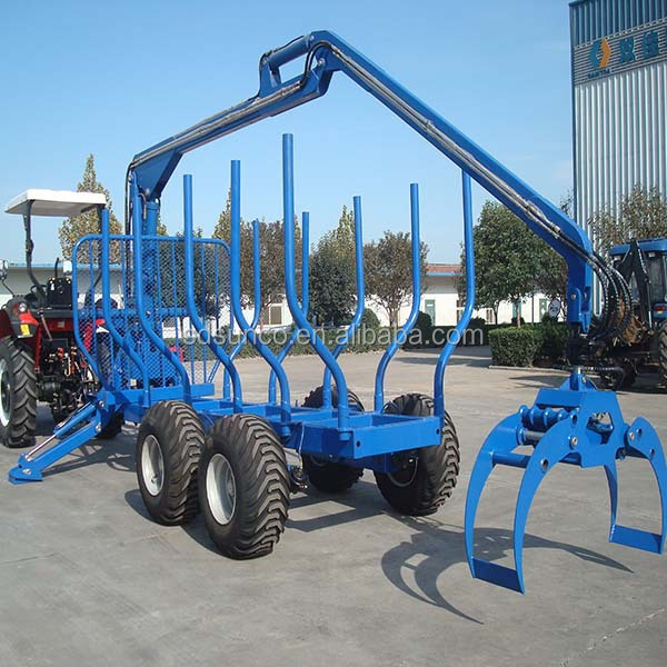 ATV Trailer - ATV Log Trailer with Crane & Winch