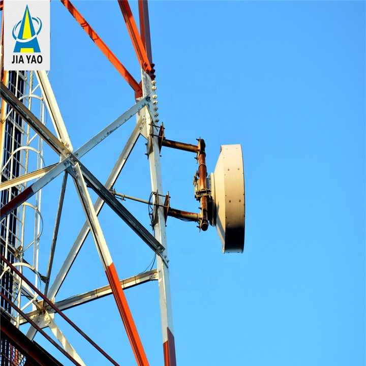 Galvanized 30m Angular Cell Phone Signal Tower - ODM | Wholesale