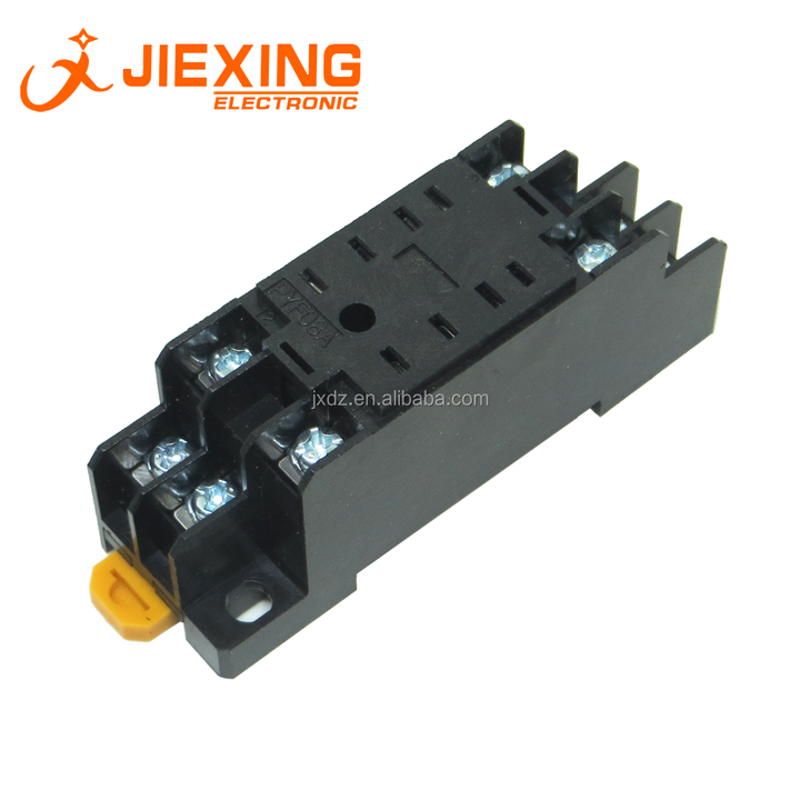 Pyf08a 8pin Relay Base Din Rail Type For My2nj Hh52p H3y-2 My Relay Socket - Buy 8pin Relay Base ...