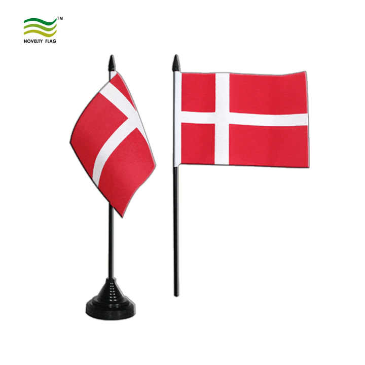 Custom Made Decorative Flags Desk National Table Flag With Plastic ...