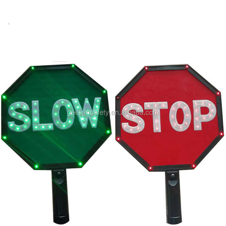 Traffic Safety Signs in India - Arabic LED Flashing Stop Sign