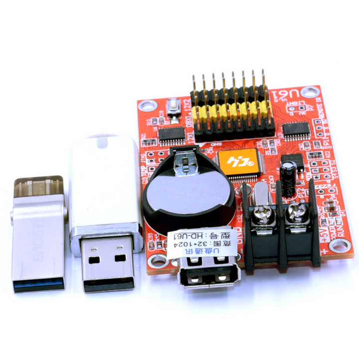 Huidu Control Card P10 Led Sign Board Module For Moving Text - Buy ...