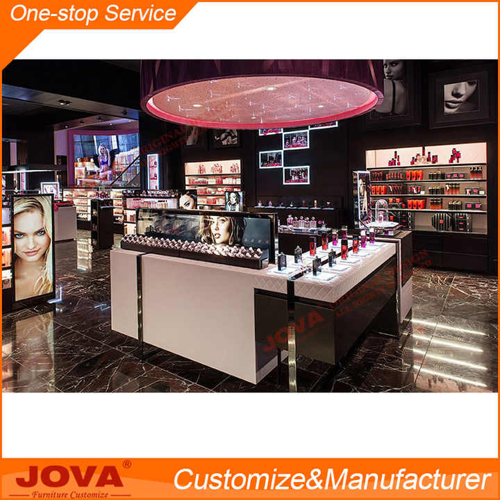 Cosmetic Store Fixture - Elegant Display Cabinet