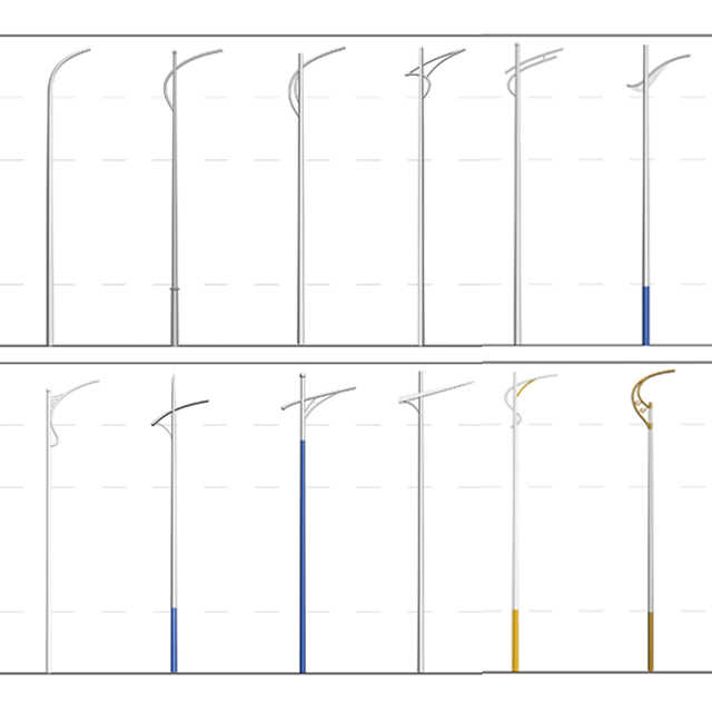 Design Street Light Pole Street Light Waterproof Lamp Pole Solar Street ...