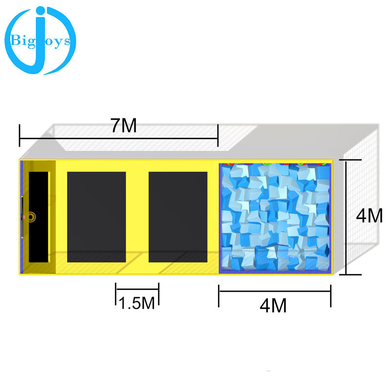 Trampoline Foam Pit - Indoor Commercial Soft Play Blocks