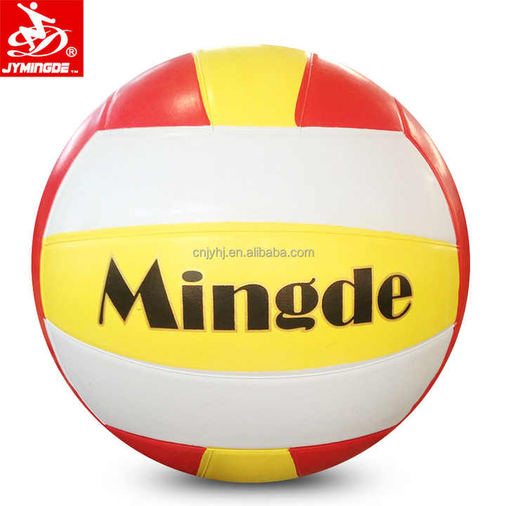 18 Panels Size 5 Outdoor Colorful Rubber Bladder Volleyball