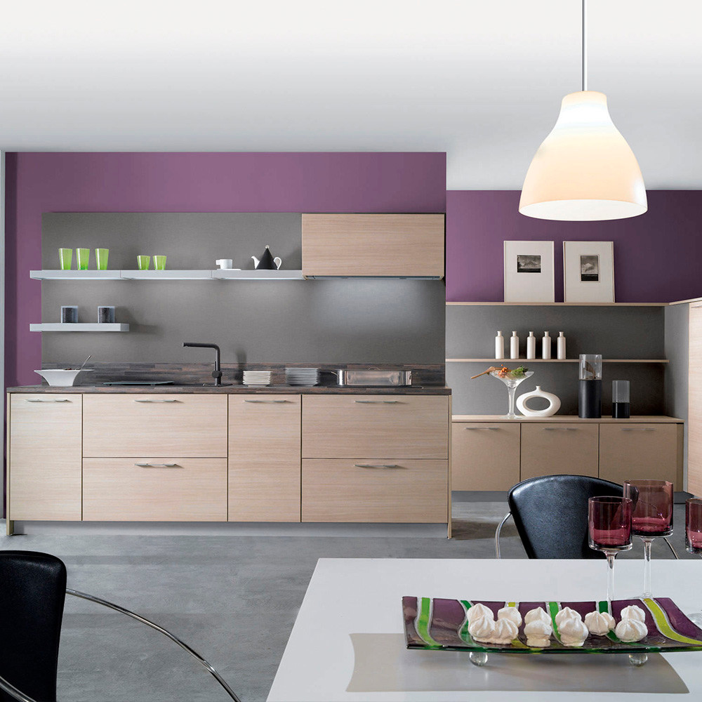 Polyester Plywood Kitchen Cabinets - Modern & Durable Design
