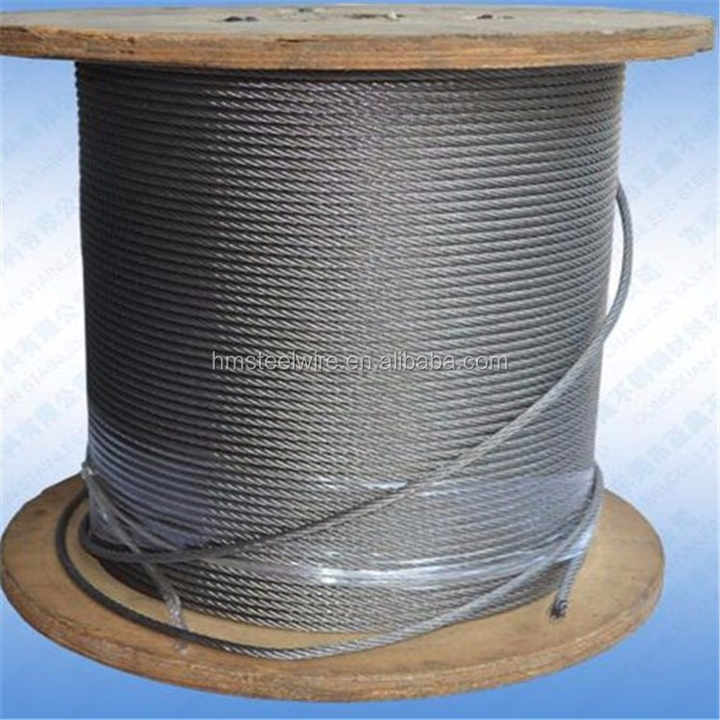 1*7 Electric Wire Cables Hot Dip Galvanized Strand Steel Wire Rope ...