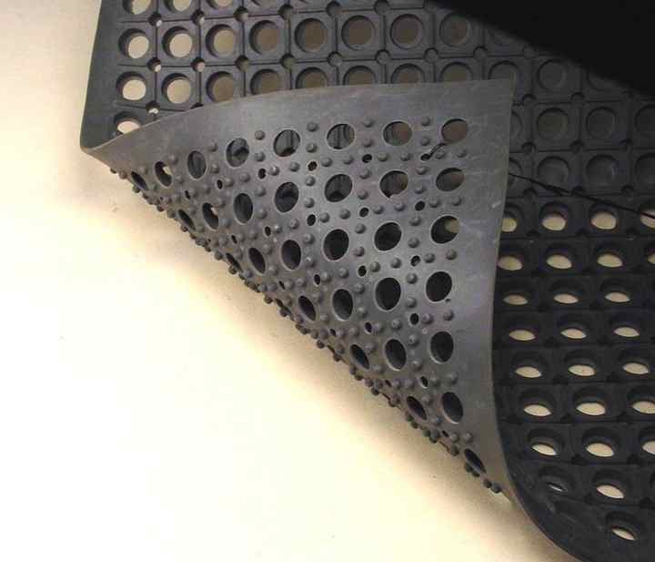 Anti Slip Perforated PVC Rubber Drainage Mat - ARP-1-3001
