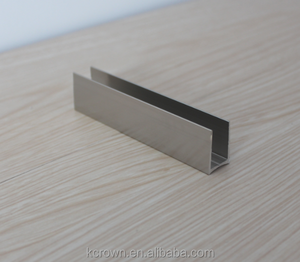 Shop Wholesale cubicle partition u channel aluminium profile For ...