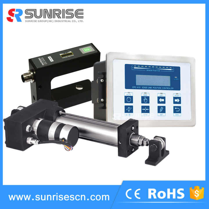 Edge Position Control System with Photoelectric Sensor