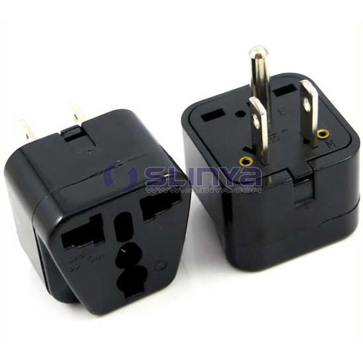 American Three Pin Plug - Standard Grounding & 10A Current