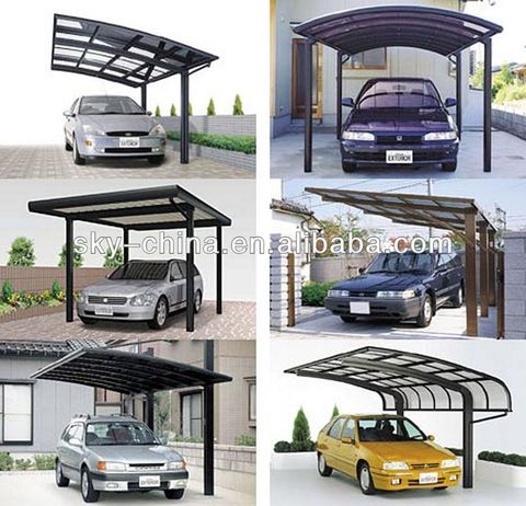 Strong and durable aluminum car parking shade Metal Frame Material and ...