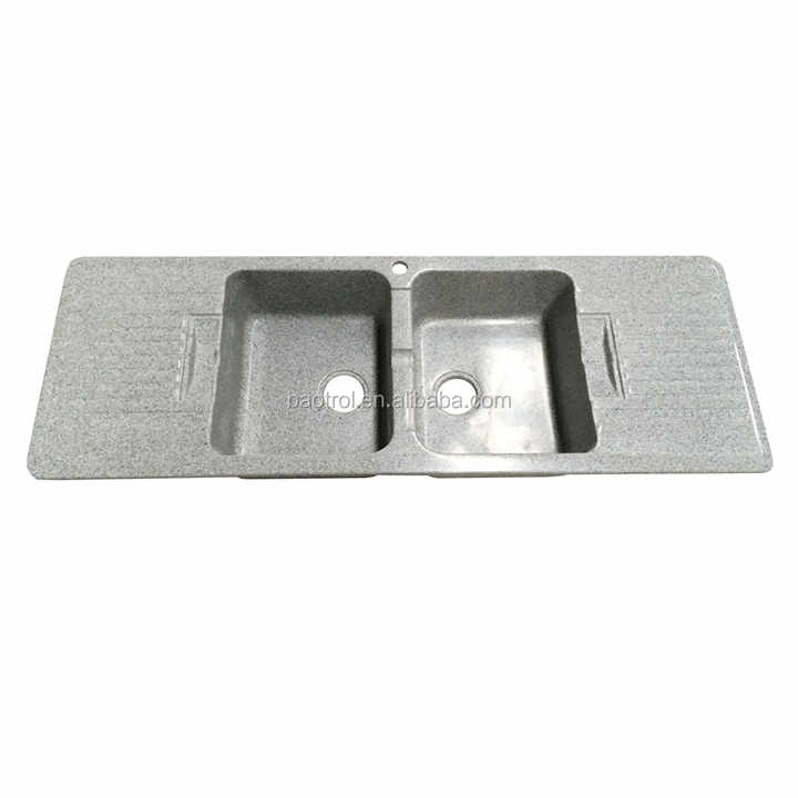 Man-made Corner Kitchen Sink - Acrylic Solid Surface