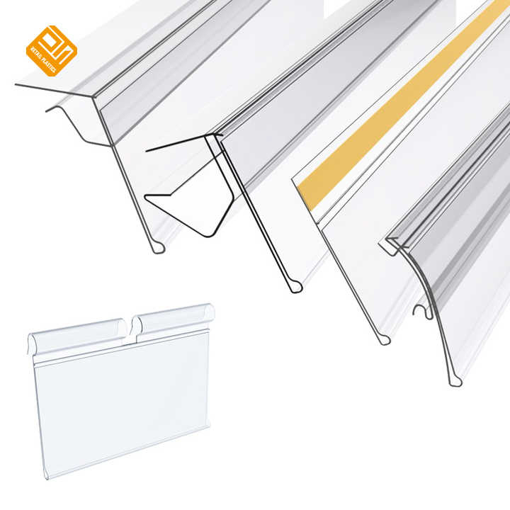 Custom Clear Display Plastic PVC Acrylic Shelf Talker Price Channel Tag ...