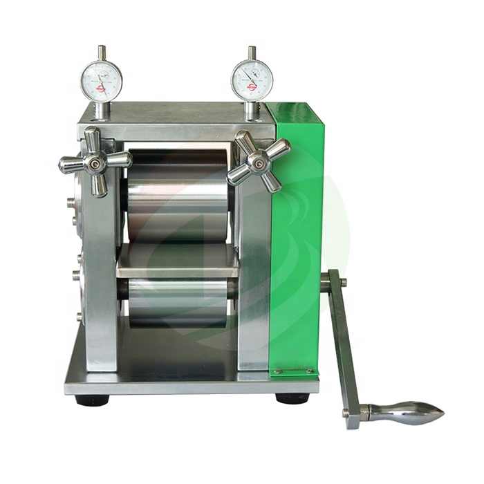 Manual Lithium Ion Battery Electrode Rolling Press Machine