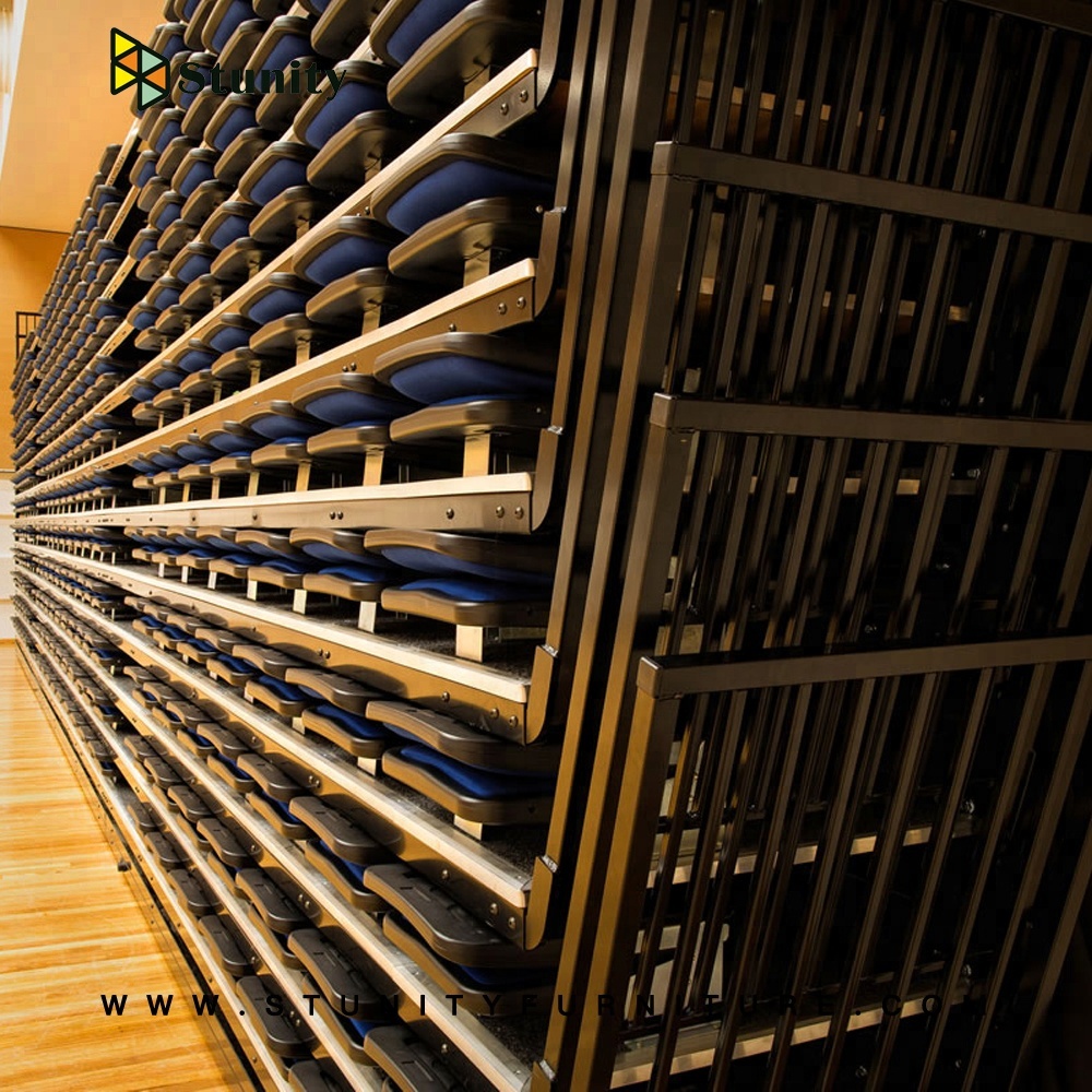 Retractable Seating - Indoor Telescopic Bleachers System