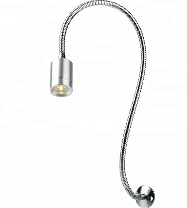 Led reading lamp with flexible gooseneck/hotel bedside reading light ...