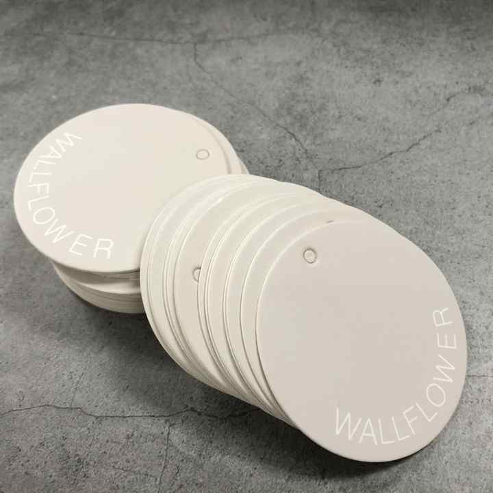Custom Round Shape Hangtag - Sustainable & Recycled