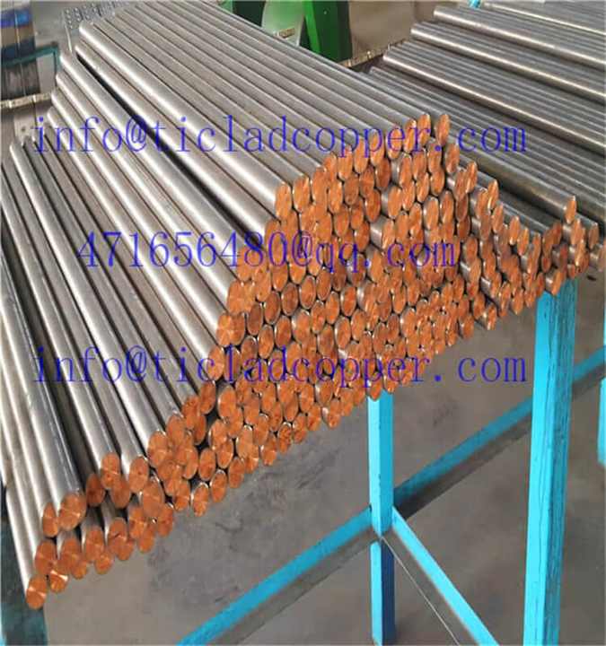 Gr2 Titanium Clad Copper Bar for Electrowinning & Electroplating