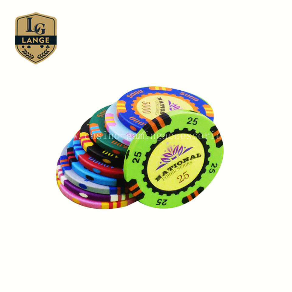 Best Touch Quality 14g Customized Ceramic Poker Chips with Coin Inlay ...