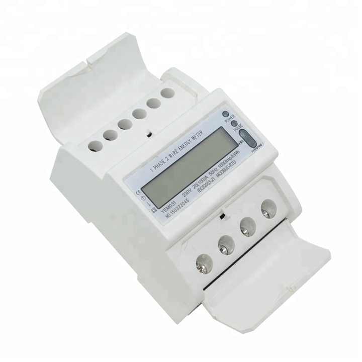 DIN Rail Single Phase Modbus Electricity Meter - YEM031AL