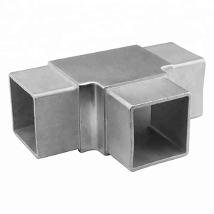 Stainless Steel Square Tube Connectors 50mm for Railing
