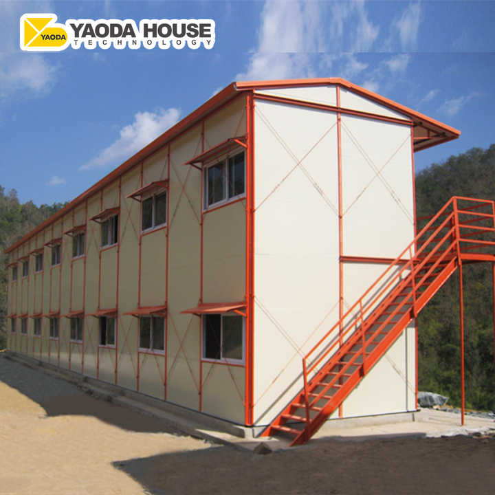 Professional Prefab Structural Steel Prefabbed Bunk Houses Metal Steel ...