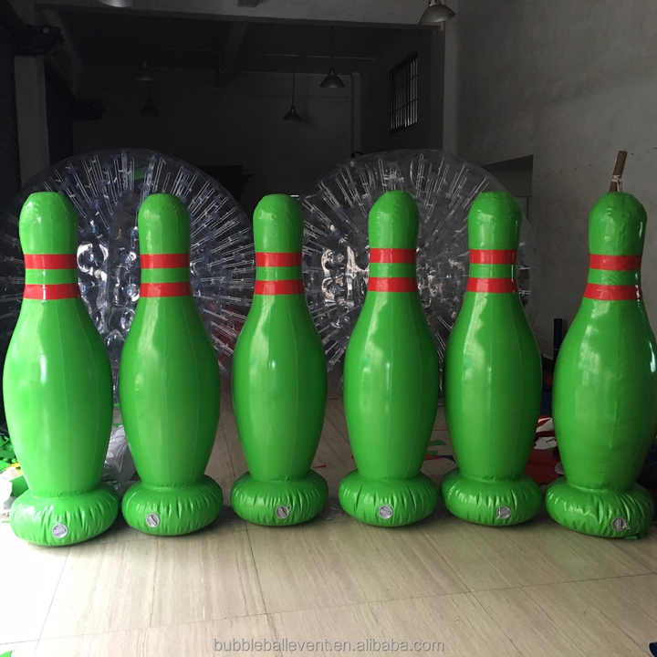 2022 New Indoor Inflatable human bowling game giant inflatable bowling ...