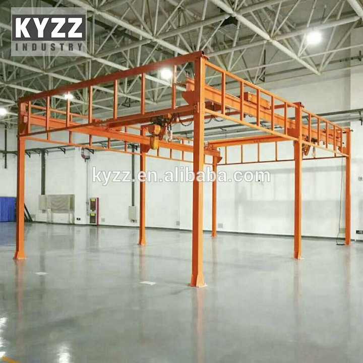 Free Standing Workstation Overhead Crane - 2-10 Ton Capacity