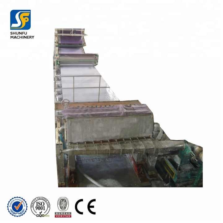 25T/D Bamboo Pulp, Hemp Pulp A4 Paper Making Machine Mill