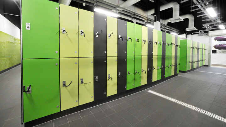 Customizable Phenolic Compact HPL School Gym Locker