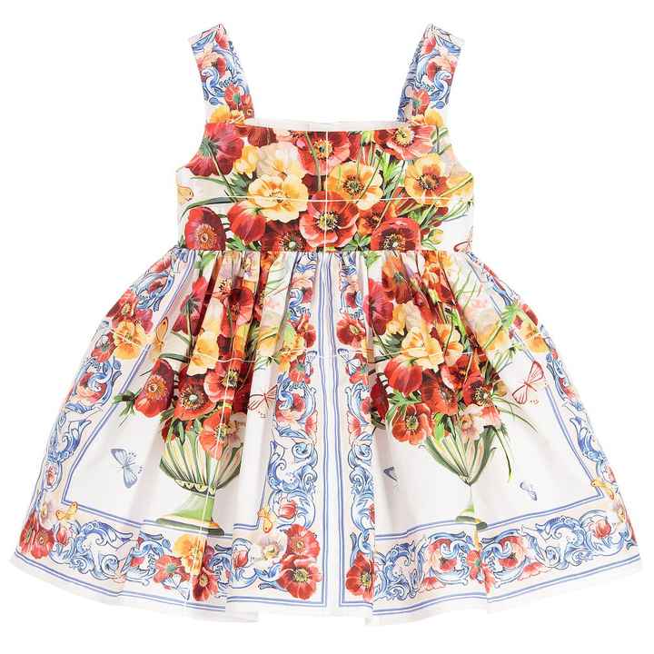 Shop Custom Made Kids Clothes - Summer Embroidery Dress