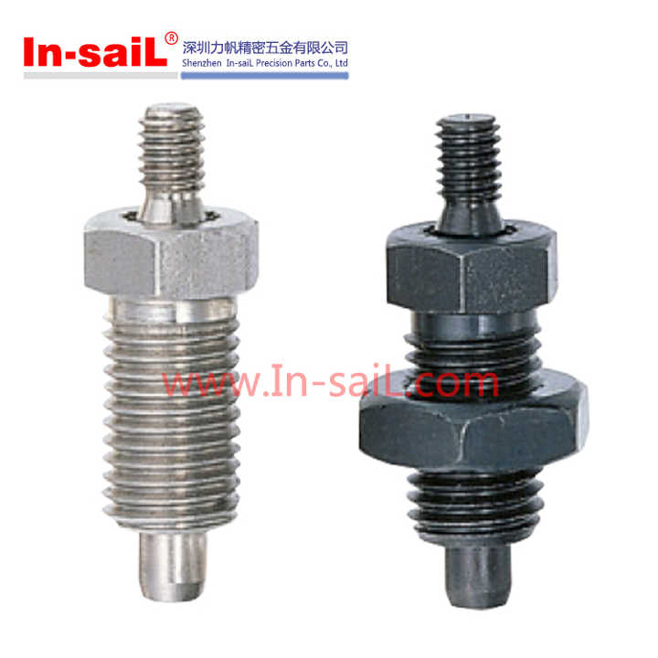 Spring Loaded Hex Screw Roller Plunger with Nut LRBPJ