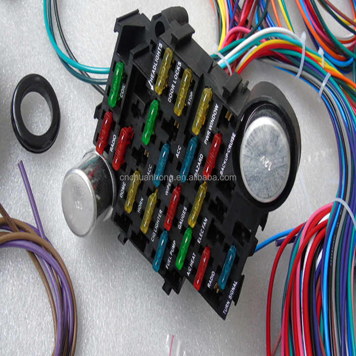 21 Circuit Drag Race Wiring Harness & Switch Panel Kit