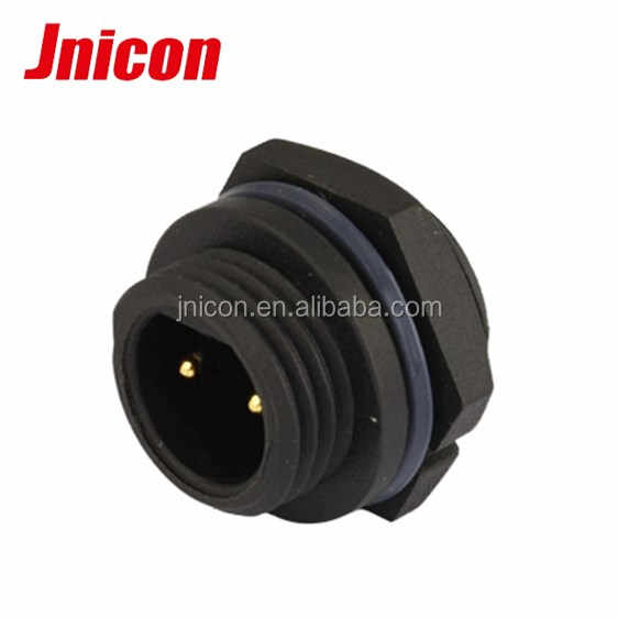 M16 Plug Socket 2 Pin LED Waterproof Electrical Wire Connector 10amp