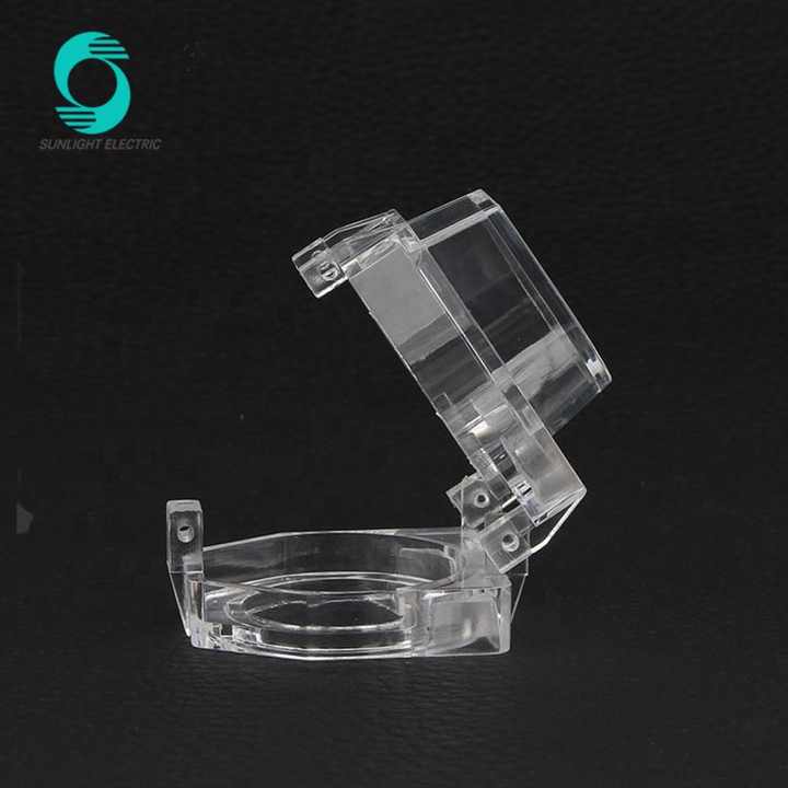 22mm Transparent Plastic Round Protection Cover for Switches