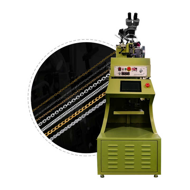Gold Wheat Chain Necklace Making Machine - Automatic & Efficient