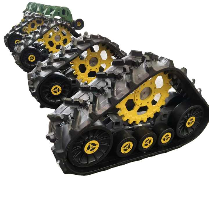 Agri-Soil-Friendly Triangular Rubber Tracked Chassis Used for ...