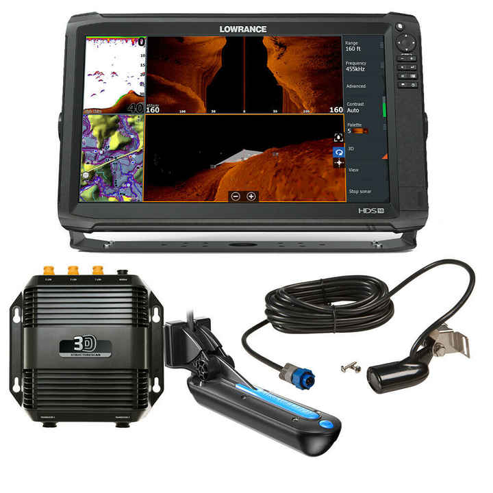 29best Quality Lowrance HDS16 Carbon Structurescan 3D Bundle