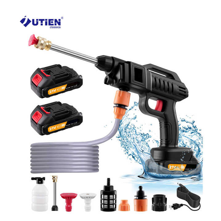 Powerful Wireless Portable Car Washer - High Pressure Cleaning