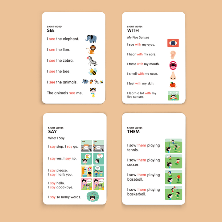 Custom Designed Children's Flash Card Board Game for Kids' Learning and ...