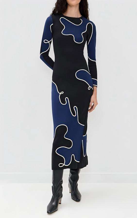 Custom O-Neck Loose Pleating Maxi Length Natural Plain Dyed Print OEM ...