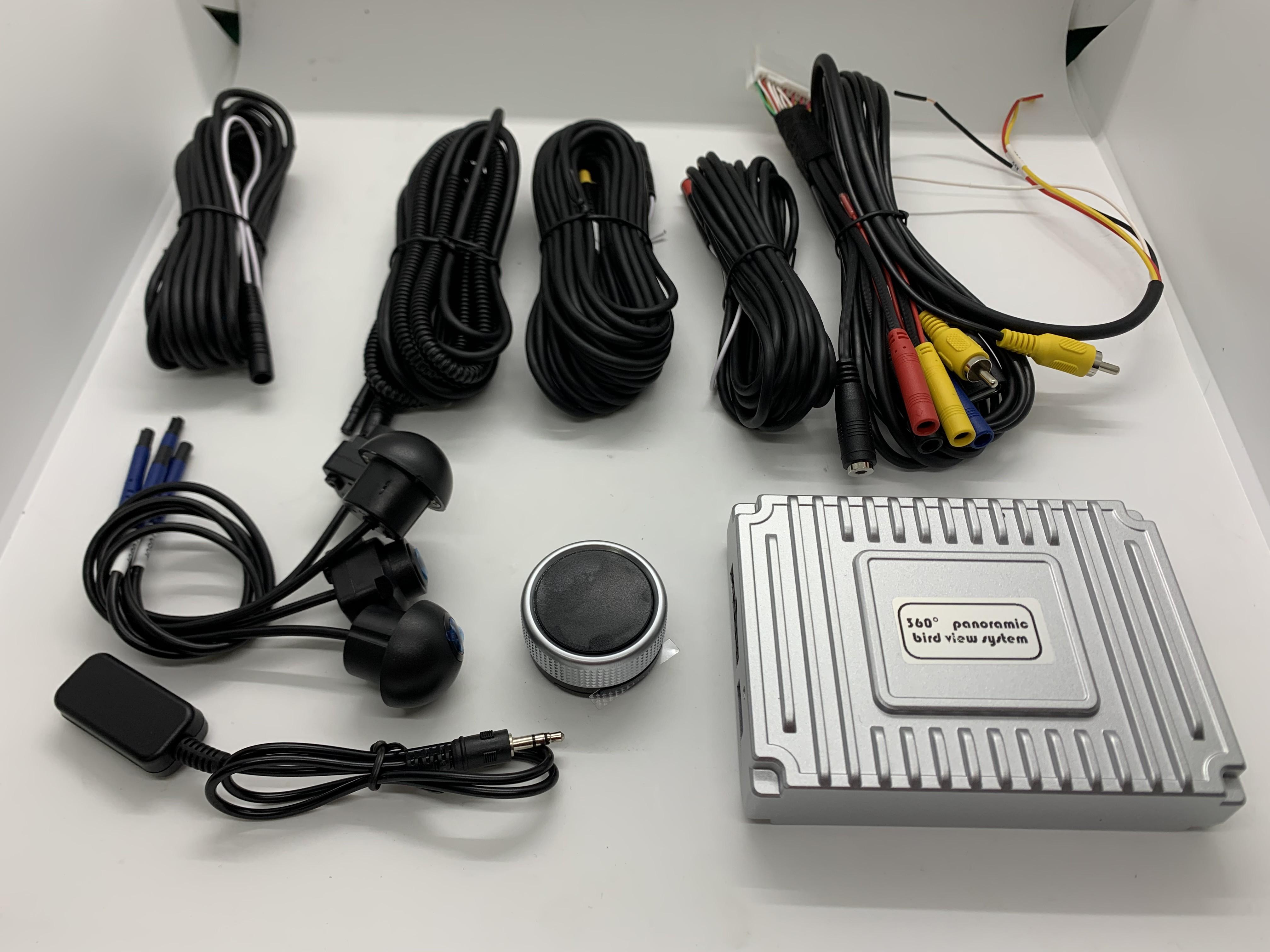 panoramic car bird's eye view AHD 360 camera system 360 degree ...