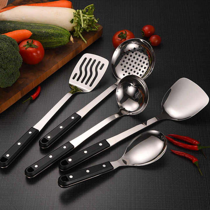 Stainless Steel Utensils Set - Eco-Friendly Kitchen Tools
