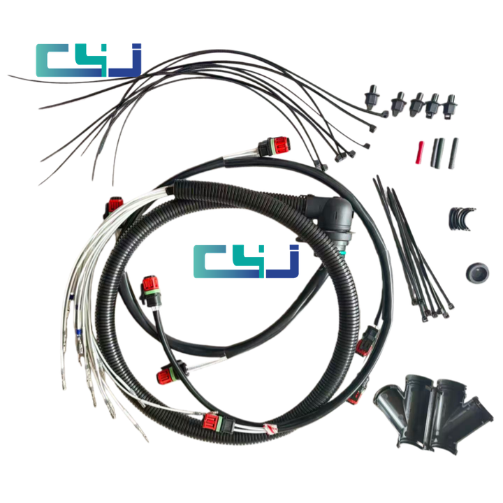 Excavator Engine Parts Injector Wiring Harness 22248490 82407496 ...