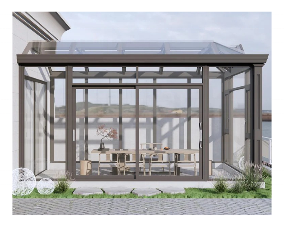 Contemporary Design Four Season Sunroom Windows Indoor Prefabricated ...