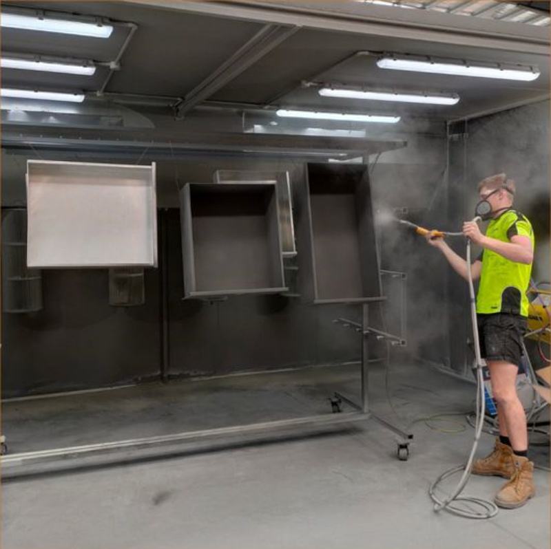 Spray Powder Coating Booth for Sale Electrostatic Powder Coating ...